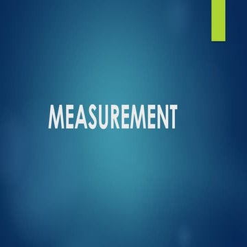 MEASUREMENT.pptx earth and life science shs | PPTX