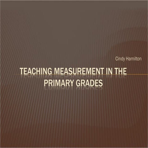 Measurement | PPT