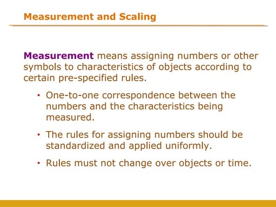 Scales of Measurement | PPS | Science