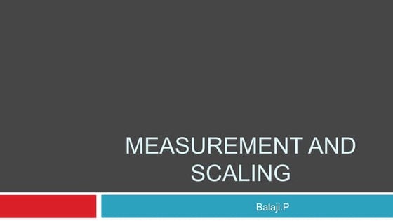 Comparative and Non-Comparative Scaling Techniques | PDF
