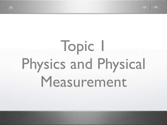 Units and measurements - Basic SI units | PPTX | Physics | Science