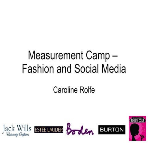 Measurement camp caroline rolfe - minus results | PPT