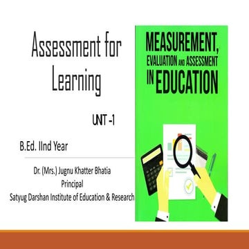 Measurement, Evaluation and Assessment | PDF
