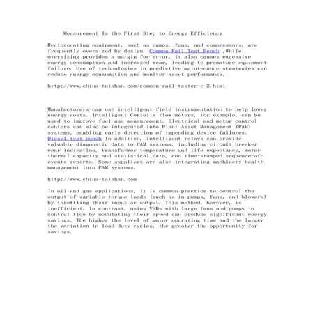 Measurement is the first step to energy efficiency | DOC