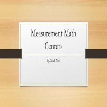Teaching Measurement | PPT