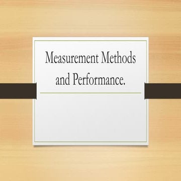 Measurement Methods and Performance.pptx