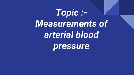 Physiology Measurement Of Arterial Blood Pressure Pdf Heart And