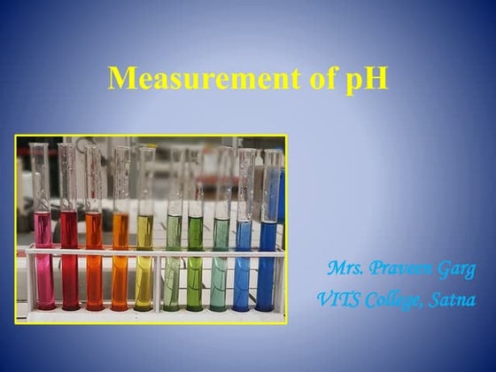 Comprehensive Guide on pH Meter – Principle, Types, Diagram & Uses | PDF