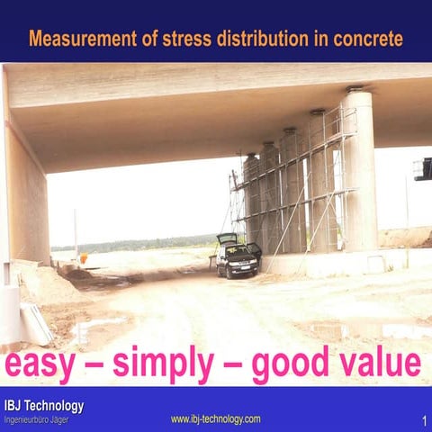 Measurement of stress distribution in concrete | PDF