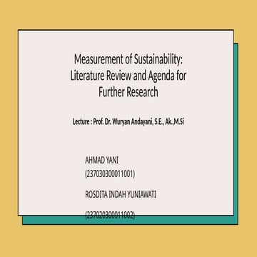 Measurement of Sustainability improvement.pptx