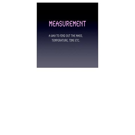 Measurement presentation | PDF