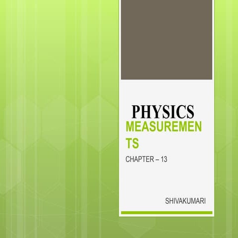 Measurements | PPT