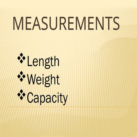 Converting unit measures | PPT