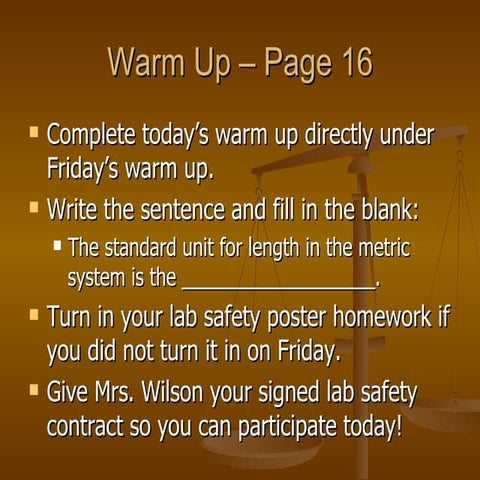 Making Measurements Part 2 | PPT