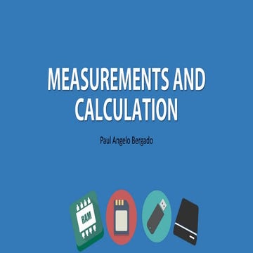 Measurements and Calculation Byte | PDF