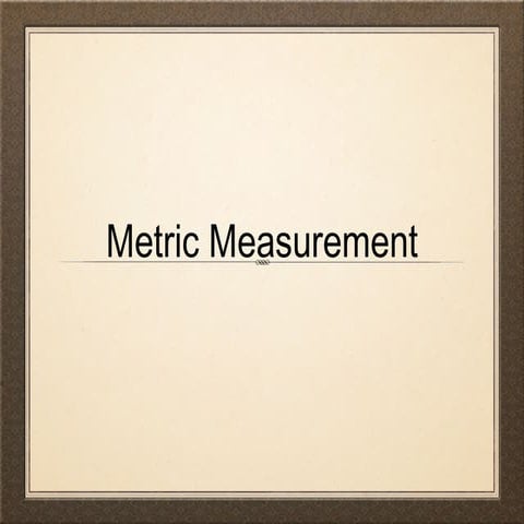 Measurement slideshow ppt | PPT