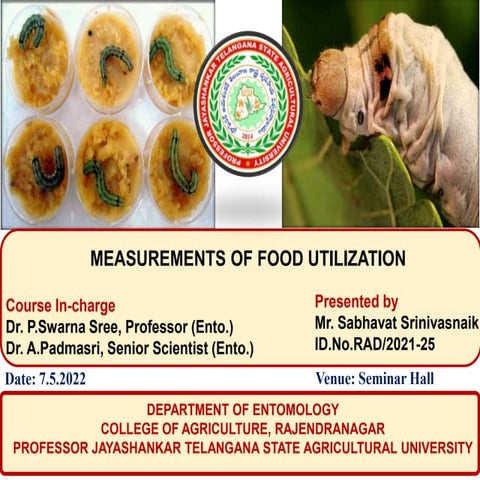 Measurements of food utilization_S.Srinivasnaik_RAD21-25.ppt