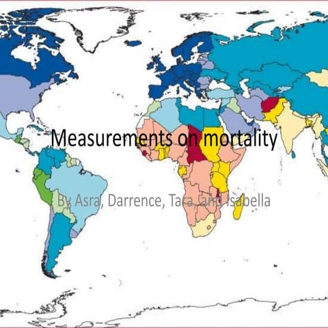 Measurements of Mortality pwp | PPTX