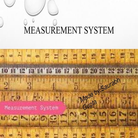 Measurement system | PPT