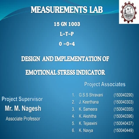 emotional stress indicator | PPT