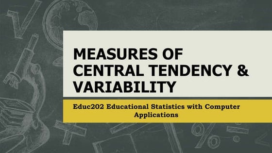 Variance and standard deviation | PPT