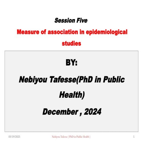 Epidemiology Measures of association.pptx