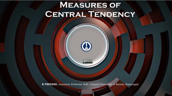 Mean, Median, Mode: Measures of Central Tendency | PPTX