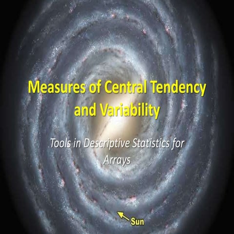 Measures Of Central Tendency And Variability | PPTX