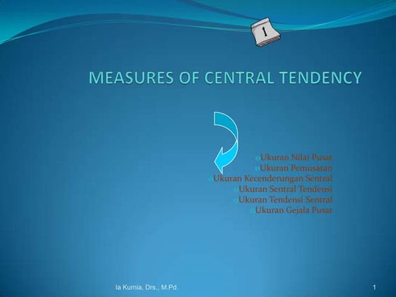 Presentation on Measures of Central Tendency | PPT