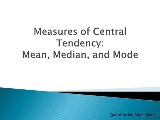 Median | PPT