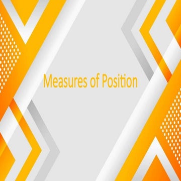 SIM Mathematics 10 Measures of Position | PDF