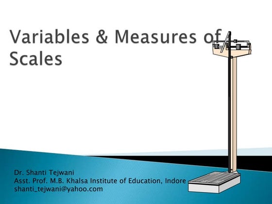 Scales of Measurement | PPT
