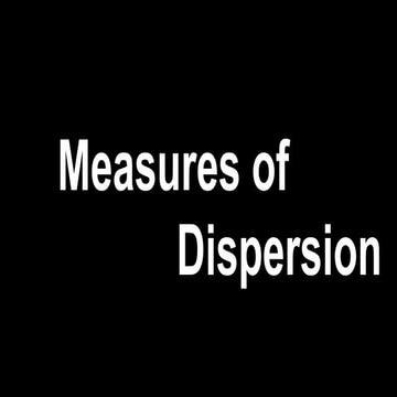 Measuresof spread | PPTX