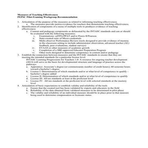 Measures Of Teaching Effectiveness Pdf