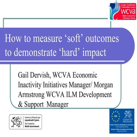 Measure soft outcomes to demonstrate hard impacts | PPTX