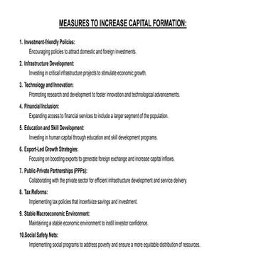Measure to increase capital formation.pptx