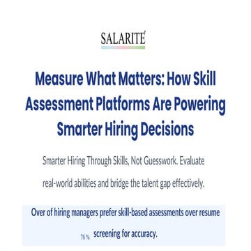 Measure What Matters How Skill Assessment Platforms Are Powering ...