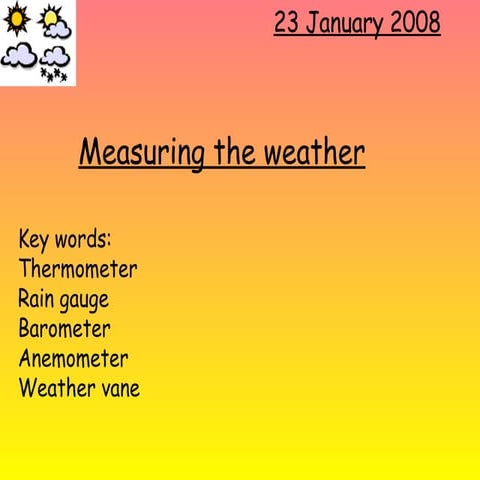 Measuring Weather | PPT