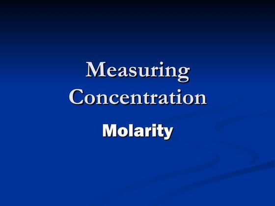 Preparation of solutions | DOCX | Chemistry | Science