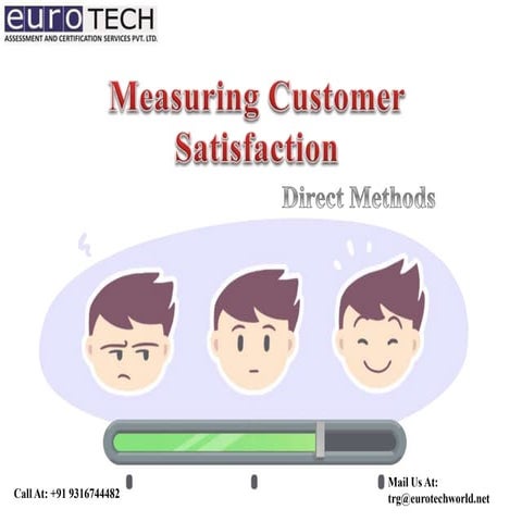 Measuring customer satisfaction sample | PPT