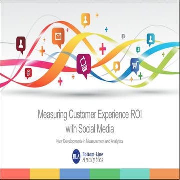 Measuring cx roi with social media deck 787-f | PPT