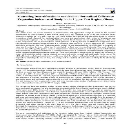 Desertification In The Sahel Flow Diagram | DOC