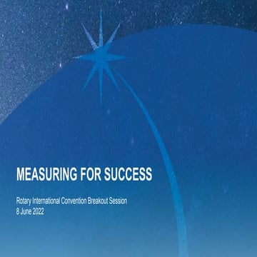 Measuring for Success breakout session | PDF
