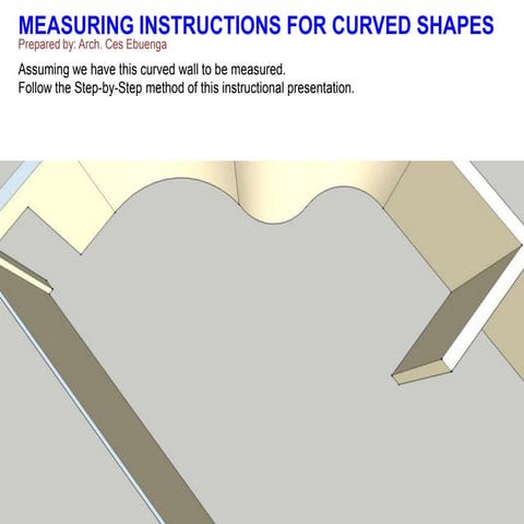 Measuring instructions for curved shapes | PPSX