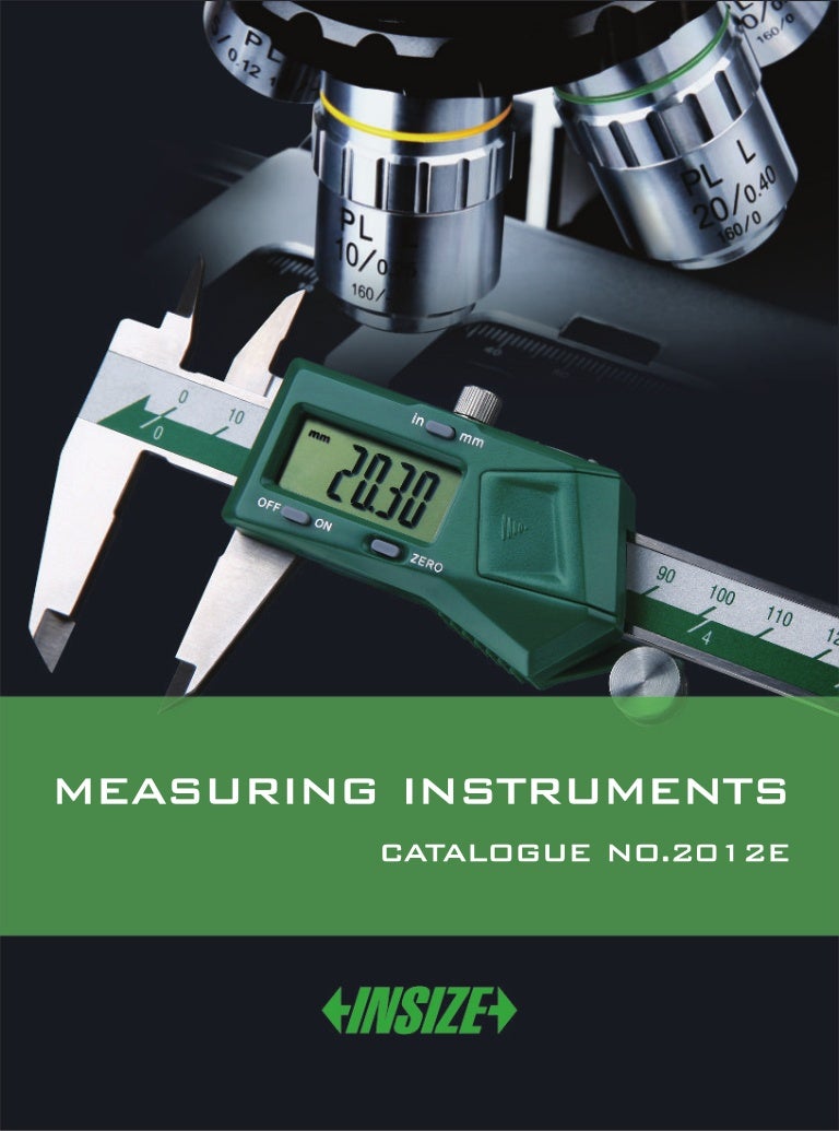 Measuring instrument catalogue 2012 e