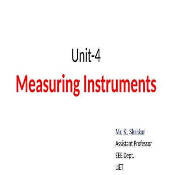 MEASURING INSTRUMENTS and measurement PPT.pptx
