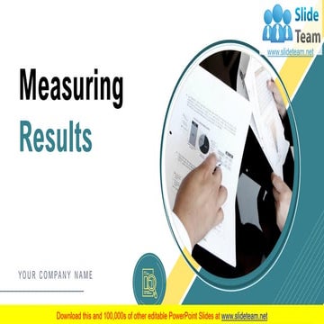 Measuring Results Performance Management Evaluation Organization Goal | PPT