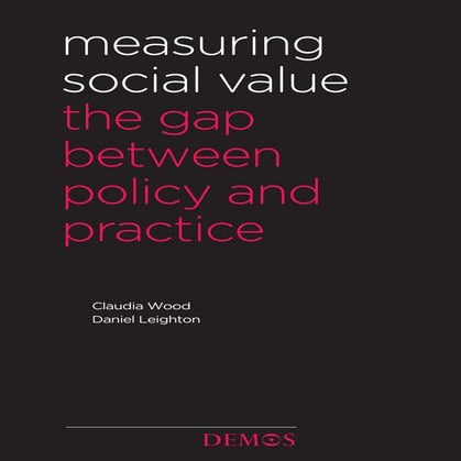 Measuring social value_-_web | PPT