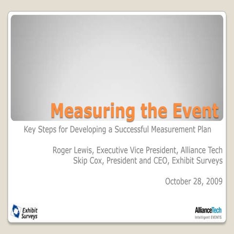 How to Measure Event Success : The Wedding Basket | DOCX