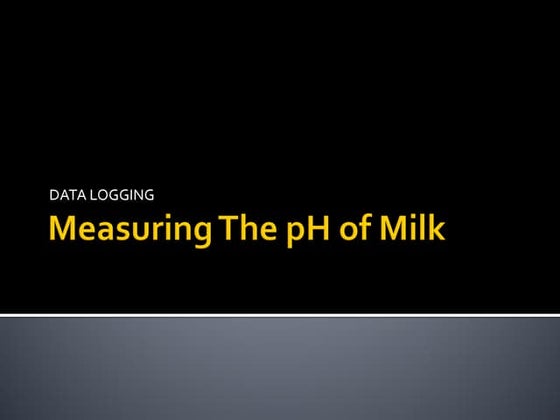 Microbiological analysis of milk part I | PPT